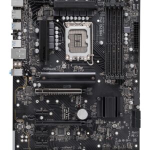 ASRock Motherboard H670 PG Riptide Intel H670 Series CPU (LGA1700) Compatible H670 ATX Motherboard