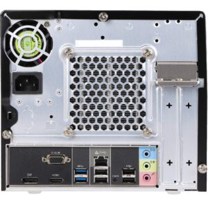 Shuttle XPC Cube SH510R4 Mini Barebone PC Intel H510 Supports 125W 11th/10th Gen Rocket Lake/Comet Lake CPU No RAM No HDD/SSD No CPU No OS 300W80 Plus Bronze Flex PSU,Black