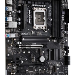 ASRock Motherboard H670 PG Riptide Intel H670 Series CPU (LGA1700) Compatible H670 ATX Motherboard