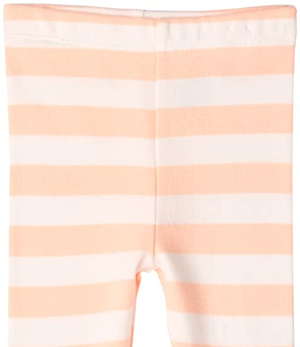 Amazon Essentials Unisex Babies' Leggings, Pack of 5, Bunny/Carrots/Rugby Stripe/Stripe, 6-9 Months