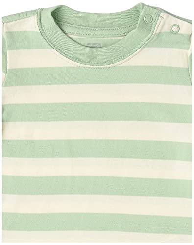 Amazon Essentials Baby Boys' Short-Sleeve Tee, Pack of 5, Ivory Forest, 18 Months