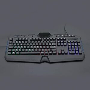 apfkkf Luminous Gaming Keyboard, 104 Keys, Wired, Suitable for Desktop, Computer, PC