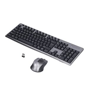 wireless keyboard, 104-key pc notebook keyboard wireless keyboard mouse set gaming keyboard universal computer keyboard for home bedroom