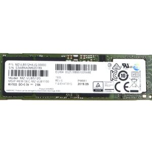 MZ-VLB5120 PM981 512GB M.2 2280 NVMe PCI Express 3.0 x4 SSD Solid State Drive MZVLB512HAJQ-00000 Compatible Replacement Spare Part for Samsung Compatible and All Systems