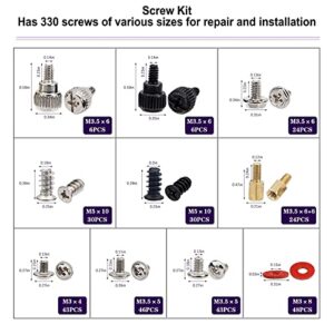 Metal Computer Screw Kit, Easy To Use Computer Installation Screw for Engineer for Home