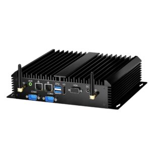 msecore fanless industrial pc, mini computer with core i5-4200u, 16g ram 512g ssd, dual nic, 2*com rs232, support 4g module/sim, wi-fi, 1*hdmi 1*vga, windows 10 pro