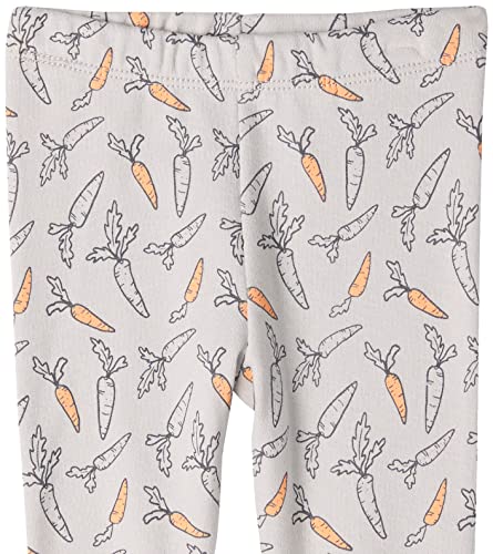 Amazon Essentials Unisex Babies' Leggings, Pack of 5, Bunny/Carrots/Rugby Stripe/Stripe, 6-9 Months