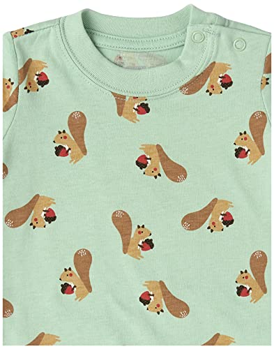 Amazon Essentials Baby Boys' Short-Sleeve Tee, Pack of 5, Ivory Forest, 18 Months