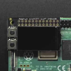 Mini PiTFT - 135x240 Color TFT Add-on for Raspberry Pi Ada 4393