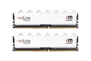 mushkin redline white - ddr4 udimm - 64gb (2x32gb) 3200mhz cl-14-288-pin1.4v desktop ram - non-ecc - dual channel - frostbyte heatsink (mrd4u320ejjp32gx2)