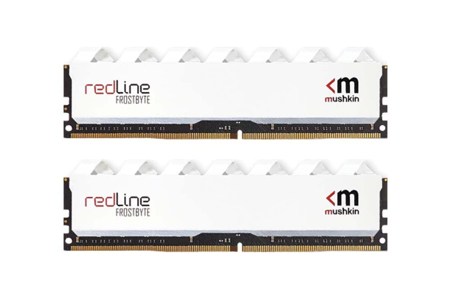 Mushkin Redline White - DDR4 UDIMM - 64GB (2x32GB) 3200MHz CL-14-288-pin1.4V Desktop Ram - Non-ECC - Dual Channel - FROSTBYTE Heatsink (MRD4U320EJJP32GX2)