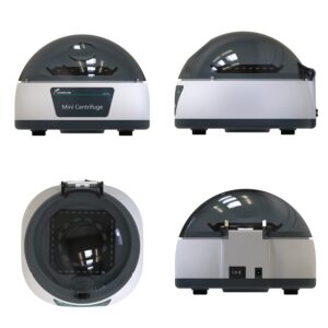 Lab Mini Centrifuge Machine Bechtop Microcentrifuges 3 in 1 Rotor for 0.2/0.5/1.5/2mL Tube Capacity (4000RPM)