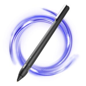 active stylus pen for ipad, android, ios, stylus pen for ipad/ipad pro/air/mini/iphone/cellphone/samsung/tablet writing & drawing pencils, 1.4mm fine point rechargeable digital tablets pen (bk)