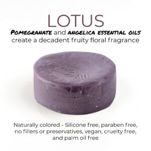 Suds & Co. Solid Conditioner Bar, Zero Waste Conditioner, Natural Conditioner For Hair, Sustainable, Eco-Friendly Hair Care - Lotus, 1.7 Ounce