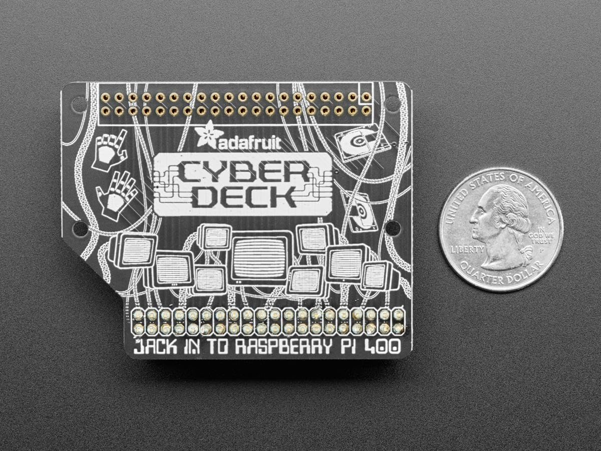 CYBERDECK Bonnet for Raspberry Pi 400 Ada 4862