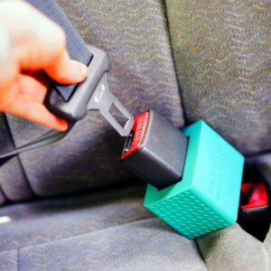 Seat Belt Buckle Holder Cover for Kids - Build Confidence They Can Do Their Own Seatbelt and Remove All Frustrations When Setting Off!…