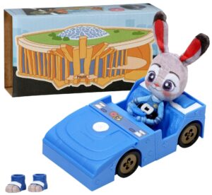 sweet seams disney 6" soft rag doll pack – 1pc toy | judy hopps doll and car playset