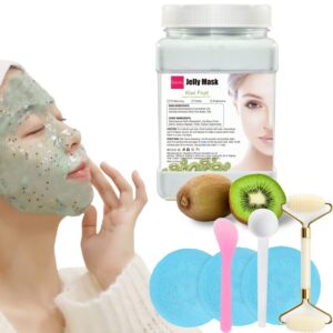 balvilvi jelly mask for skin care | kiwi face mask for instant hydration - jelly face mask peel off - facial skin care product for smoothing, moisturizing, cleansing