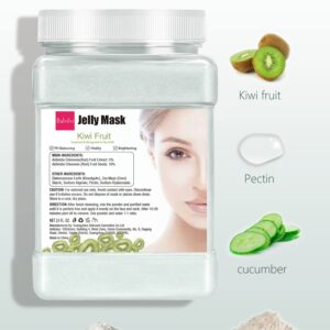 Balvilvi Jelly Mask for Skin Care | Kiwi Face Mask for Instant Hydration - Jelly Face Mask Peel Off - Facial Skin Care Product for Smoothing, Moisturizing, Cleansing