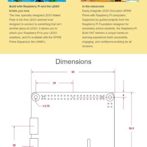 Raspberry Pi Build HAT Connecting Raspberry Pi Computing Power with Lego Technic Motors and Sensors