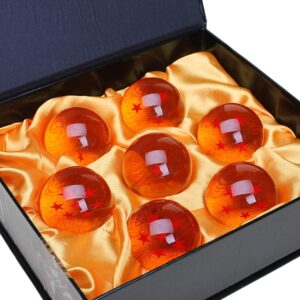 soofilm unisex stars acrylic transparent balls glass ball 7pcs game balls gift set