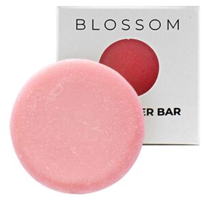 suds & co. solid conditioner bar, zero waste conditioner, natural conditioner for hair, sustainable, eco-friendly hair care – blossom, 1.7 ounce