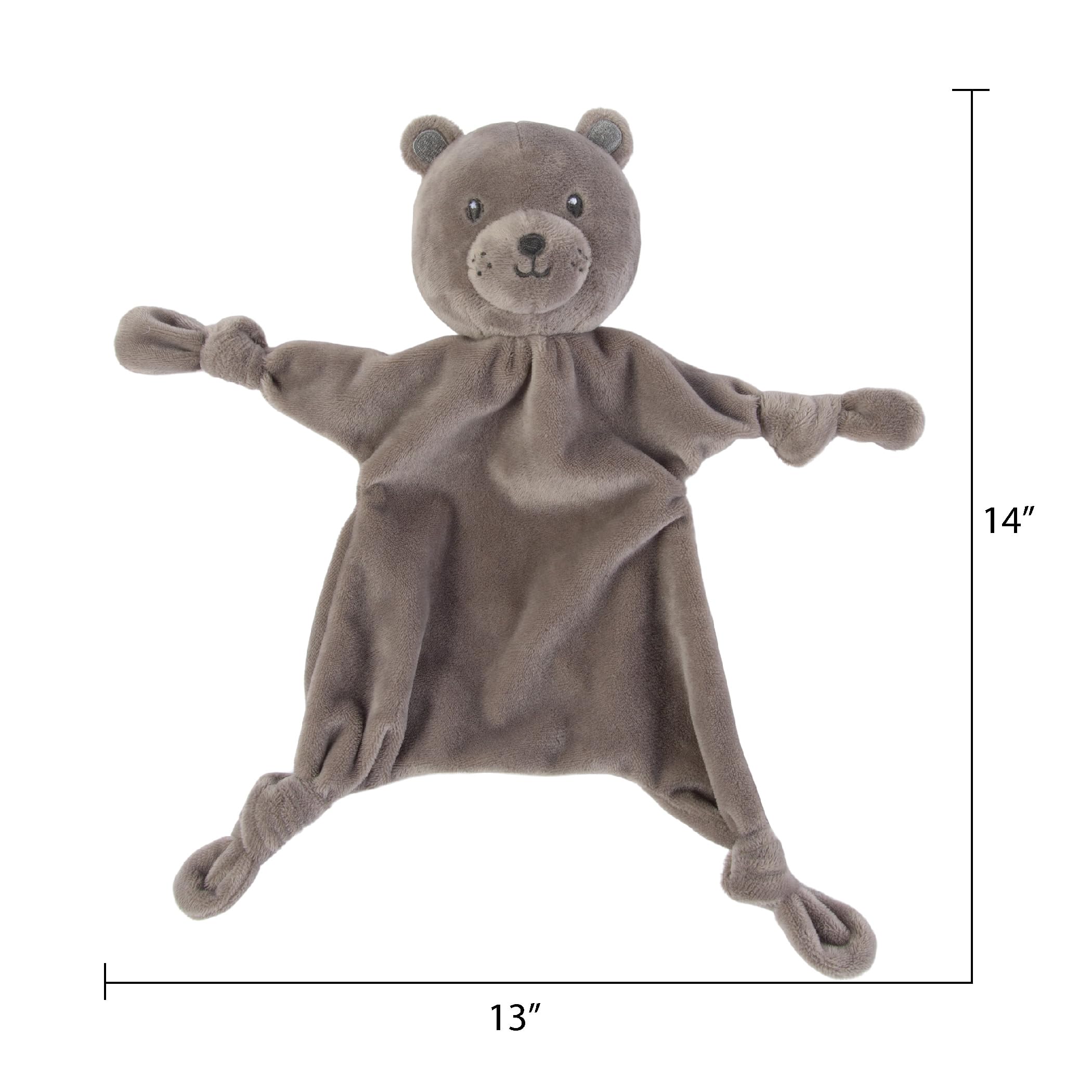 My Tiny Moments Bear Security Blanket Lovey, Brown