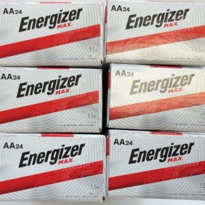 Energizer Max E91 AA Batteries - a case of 144 Counts AA Batteries - Made in The USA