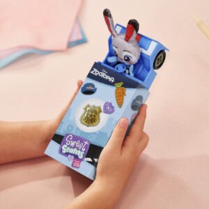 SWEET SEAMS Disney 6" Soft Rag Doll Pack – 1pc Toy | Judy Hopps Doll and Car Playset