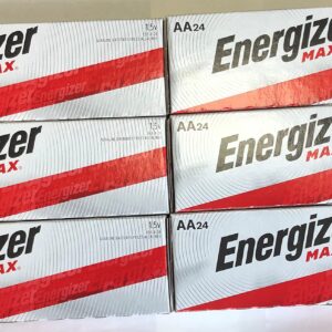 Energizer Max E91 AA Batteries - a case of 144 Counts AA Batteries - Made in The USA