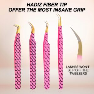 Fiber Tip Eyelash Extension Tweezers (‎Art Colour)