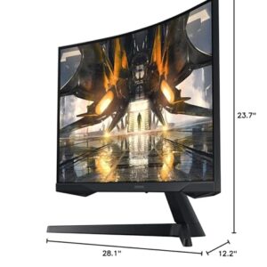 SAMSUNG Odyssey G50A Series 32-Inch WQHD (2560x1440) Gaming Monitor, 165Hz, 1ms, IPS Panel, G-Sync, HDR10 (1 Billion Colors), Ultrawide Game View (LS32AG500PNXZA)