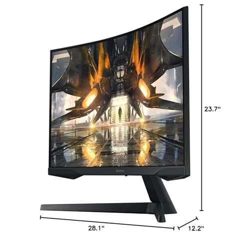 SAMSUNG Odyssey G50A Series 32-Inch WQHD (2560x1440) Gaming Monitor, 165Hz, 1ms, IPS Panel, G-Sync, HDR10 (1 Billion Colors), Ultrawide Game View (LS32AG500PNXZA)