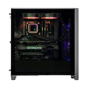 Velztorm Rivex CTO Gaming Desktop (Intel i9-12900K 16-Core, GeForce RTX 3080 10GB, 64GB DDR5 4800MHz, 2TB PCIe SSD + 6TB HDD, RGB Fans, 240 mm AIO, 1000W PSU, WiFi 6, BT 5.2, Win 10 Pro)