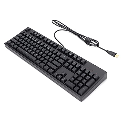 ciciglow Mechanical Gaming Keyboard, 104 Keys RGB Backlit Light Wired Gaming Keyboards with Anti Mistouch Model for Laptop Desktop Computer PC, for Win 2000/xp/7/8/10 Computer Accessories