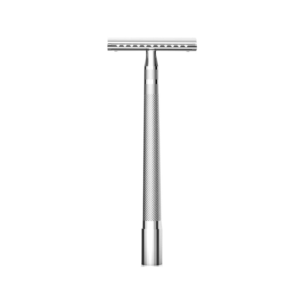 Ceeso Classic manual razor Patent design Double Edge Safety Razor stainless steel 316 Handle Safety Razor Wood For Men or For Women with 10PCS blades