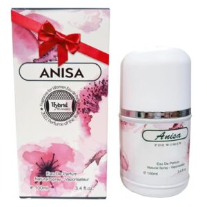 hybrid & company anisa fragrance for women eau de parfum natural spray fresh floral scent, 3.4 fl oz