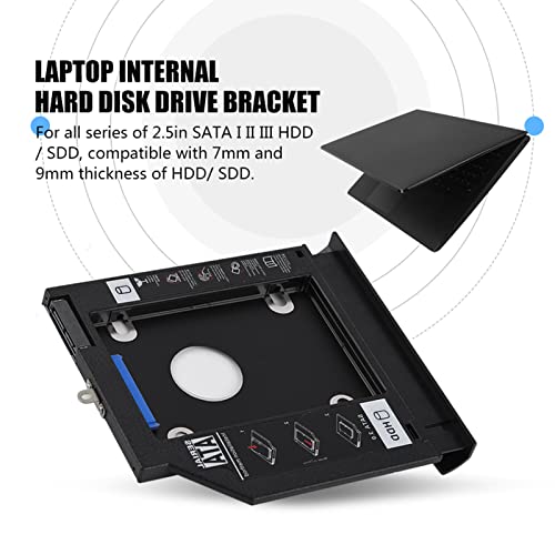 Garsentx Laptop Internal Enclosure SATA3.0 HDD Hard Disk Drive CD-ROM Bracket for ACER E5‑572G/ E5‑571G/ V3‑572G,laptops, All‑in‑One PC