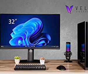 Velztorm Rivex CTO Gaming Desktop (Intel i9-12900K 16-Core, GeForce RTX 3080 10GB, 64GB DDR5 4800MHz, 2TB PCIe SSD + 6TB HDD, RGB Fans, 240 mm AIO, 1000W PSU, WiFi 6, BT 5.2, Win 10 Pro)