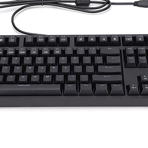 ciciglow Mechanical Gaming Keyboard, 104 Keys RGB Backlit Light Wired Gaming Keyboards with Anti Mistouch Model for Laptop Desktop Computer PC, for Win 2000/xp/7/8/10 Computer Accessories