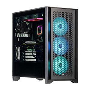 velztorm rivex cto gaming desktop (intel i9-12900k 16-core, geforce rtx 3080 10gb, 64gb ddr5 4800mhz, 2tb pcie ssd + 6tb hdd, rgb fans, 240 mm aio, 1000w psu, wifi 6, bt 5.2, win 10 pro)