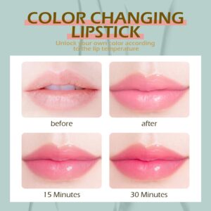 BINGBRUSH Color Changing Lip Balm, Moisturizing, 2 Pcs