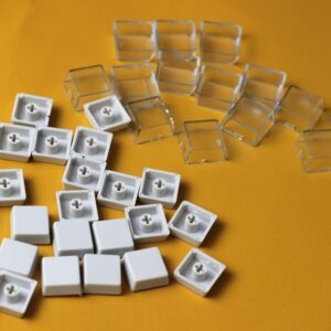 QAQE Transparent Keycap Mechanical Gaming Keyboard Keycaps DIY Mechanical Keyboard Cover Keycap