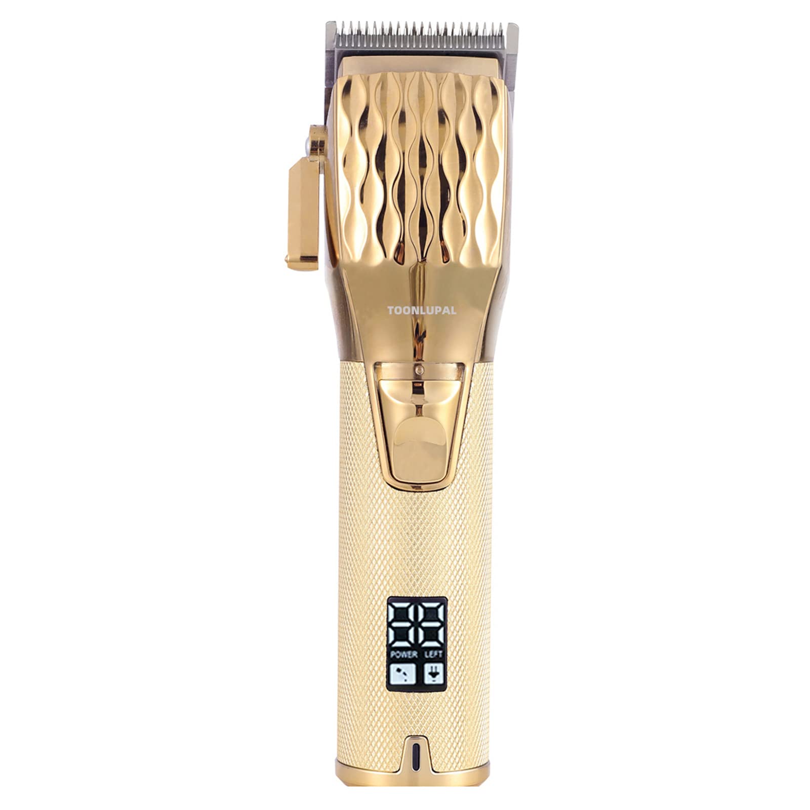 TOONLUPAL Hair Clippers for Men Professional Gold Metal Cordless Barber Clippers for Hair Cutting Machine Haircut Grooming Kit Rechargeable Hair Trimmer Maquinas para Cortar Cabello