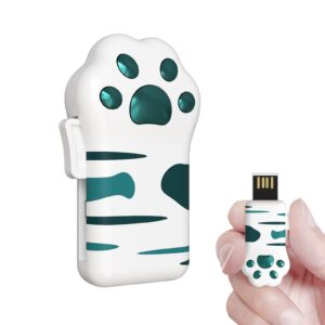 cute usb flash drive, cat foot plaque mini thumb drive usb 2.0 animal memory stick cartoon pen drive zip drive water proof u disk