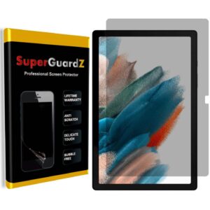 for samsung galaxy tab a8 10.5 (2021) screen protector [privacy, anti-spy] superguardz, anti-scratch, anti-bubble