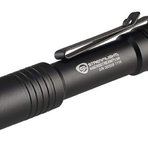 STREAMLIGHT 88083 ProTac 2L-X USB, Rechargeable USB battery & 66320 MacroStream USB Rechargeable Compact Flashlight with Wrist Lanyard, Hat Clip and USB Cord, Black