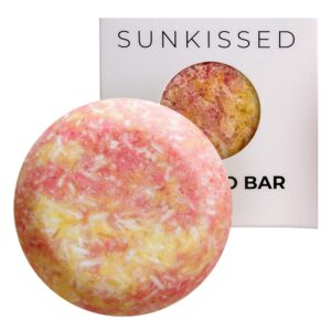 suds & co. solid shampoo bar, zero waste shampoo, natural shampoo bar soap, sustainable, eco-friendly hair care - sunkissed, 3.0 ounce