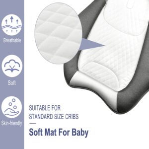 Baby Breathing Monitor, Smart Baby Monitors with Mat - Tracks Baby's Breathing Rate, Heart Rate and Provide Sleep Report, Alarm in APP for Baby Safety, Fits Babies 1 to 6 Months