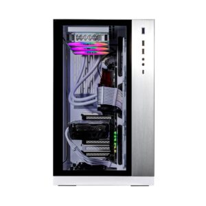 Velztorm Lux Lyte Custom Built Gaming Desktop PC (AMD Ryzen 9-5900X 12-Core, GeForce RTX 3050, 32GB RAM, 512GB PCIe SSD + 2TB HDD (3.5), WiFi, USB 3.2, HDMI, Bluetooth, Display Port, Win 10 Home)